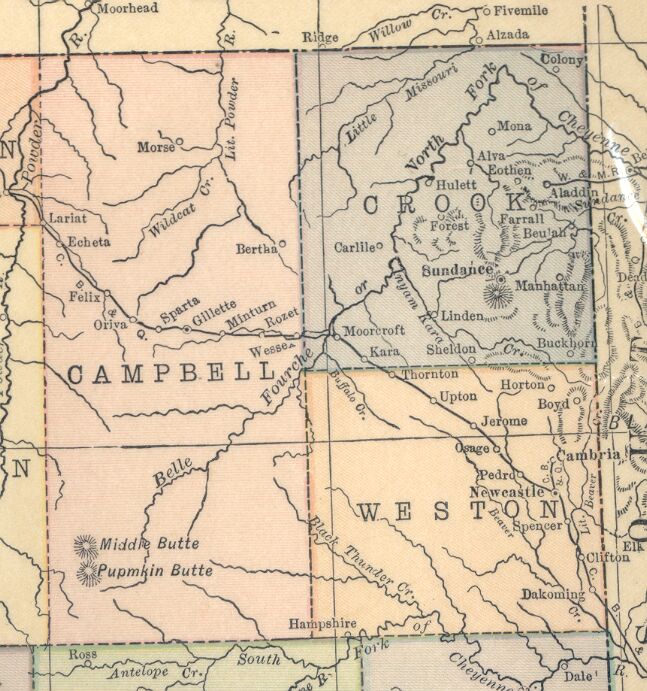 Places - Weston County WYGenWeb - Genealogy, Family History