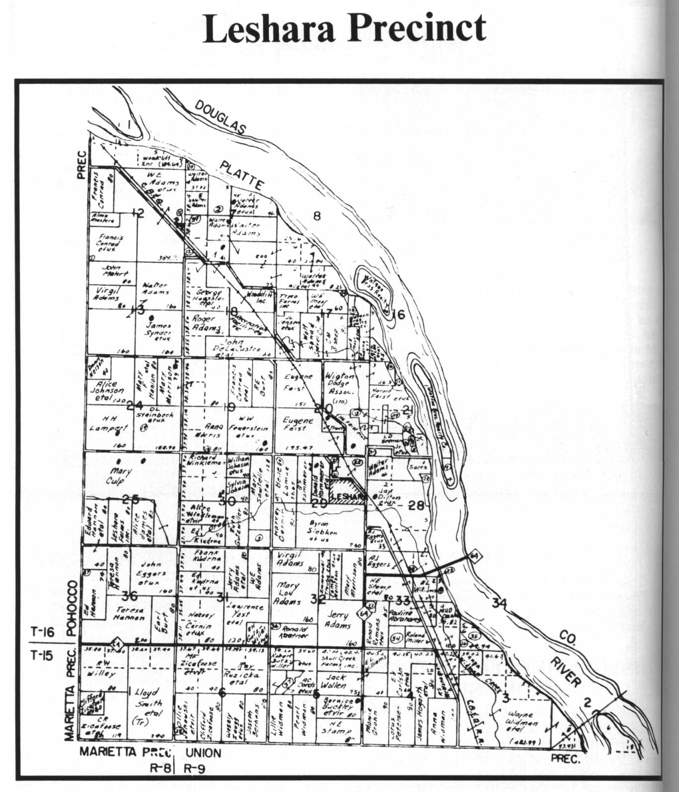 1983 Saunders County History - Green Precinct