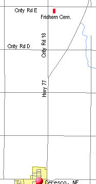 Saunders County, NEGenWeb Project - Swedeburg Covenant Church & Cemetery