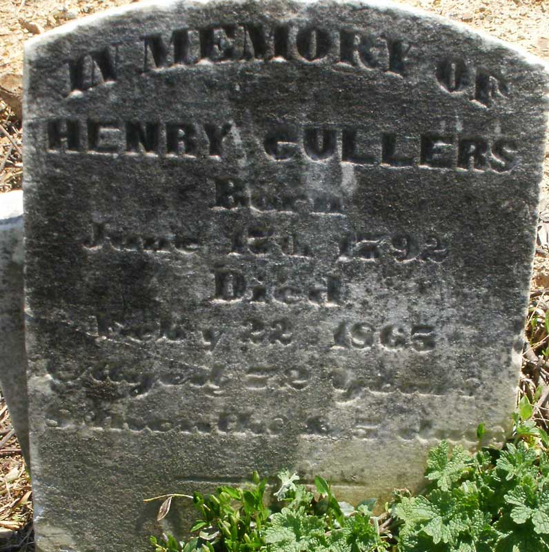 Henry Cullers Cemetery
