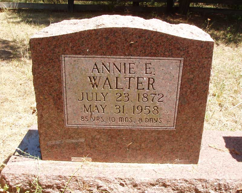 WALTER CEMETERY